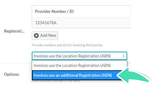 Managing Provider and Registration Numbers – Nookal