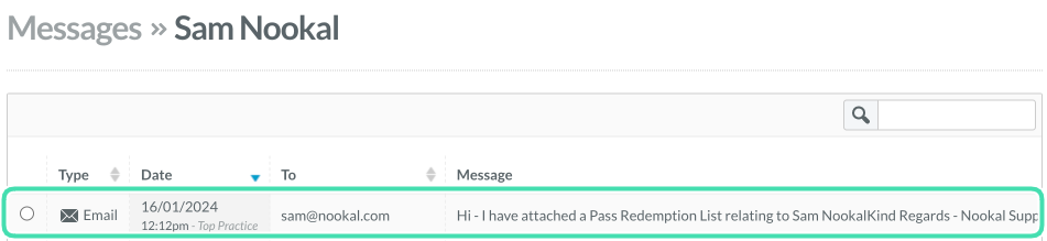 Printing or Emailing Pass Redemption Lists – Nookal