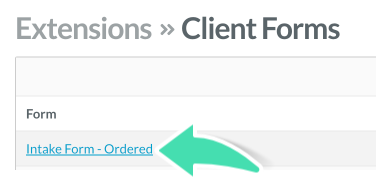 Using Extras in Client Forms – Nookal